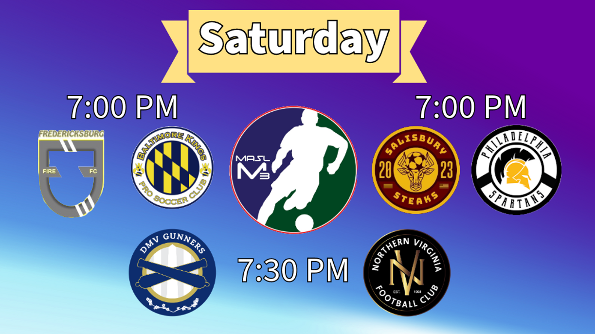 News: MASL 3 Saturday - Major Arena Soccer League 3