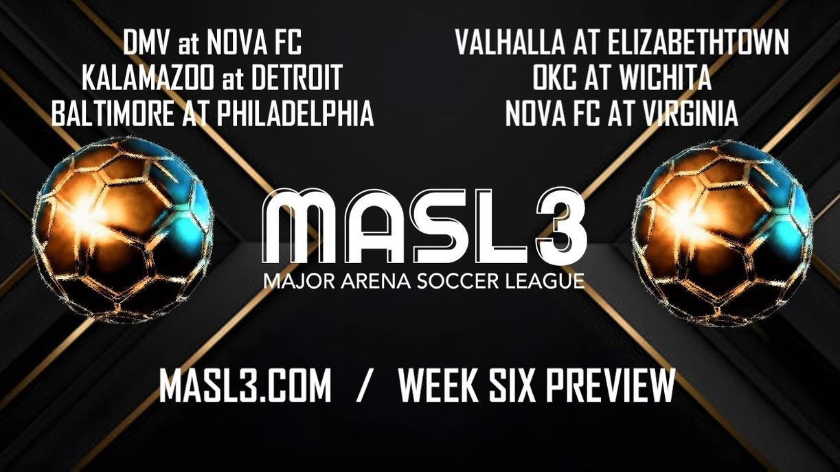 News: A week six holiday six pack for Major Arena Soccer League 3 fans - Major Arena Soccer League 3