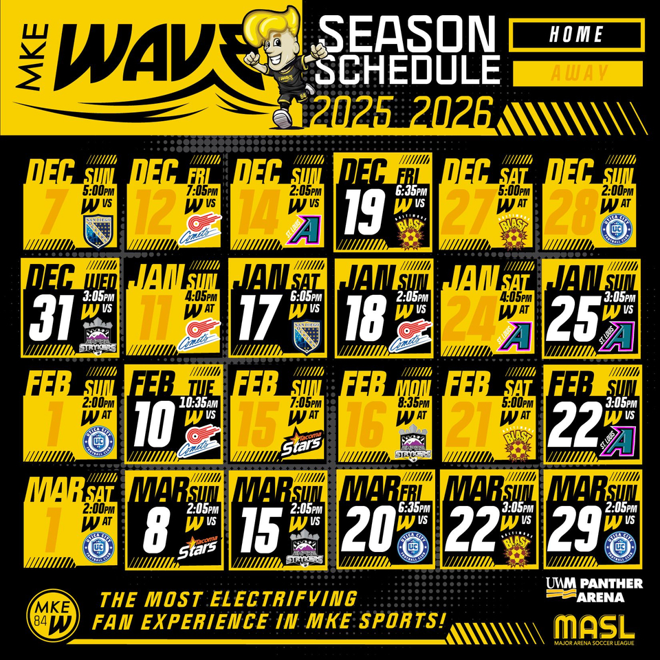 Single Game Tickets - Milwaukee Wave