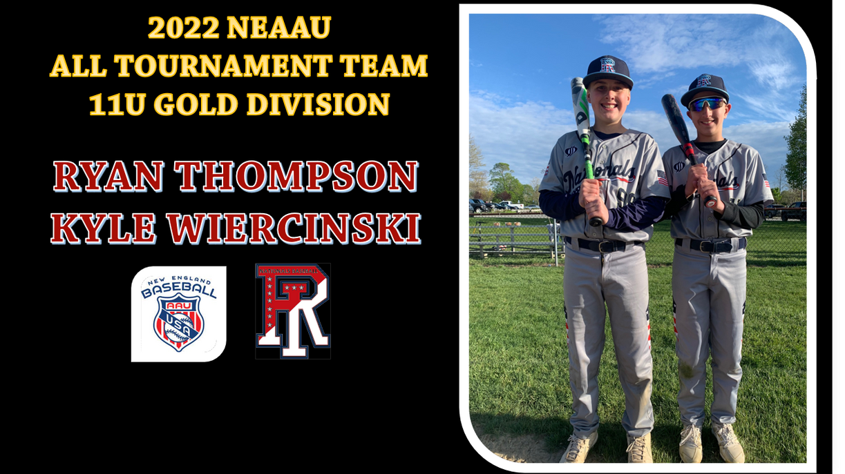 News: 2022 NEAAU ALL TOURAMENT TEAM 11U - GOLD - Rhode Island Nationals ...
