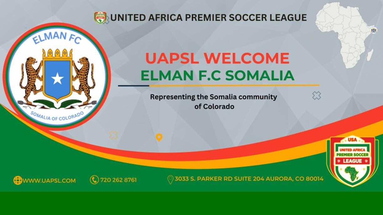 News: UAPSL WELCOMES ELMAN FC OF SOMALIA - United Africa Premier League ...