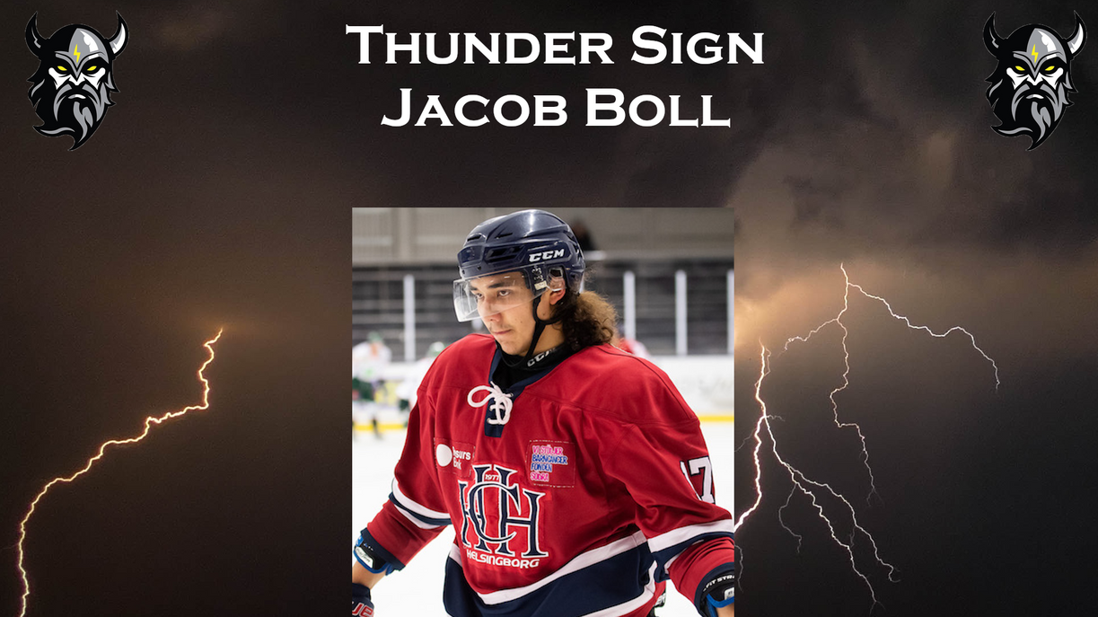 Jacob Boll Signs! - Delaware Thunder