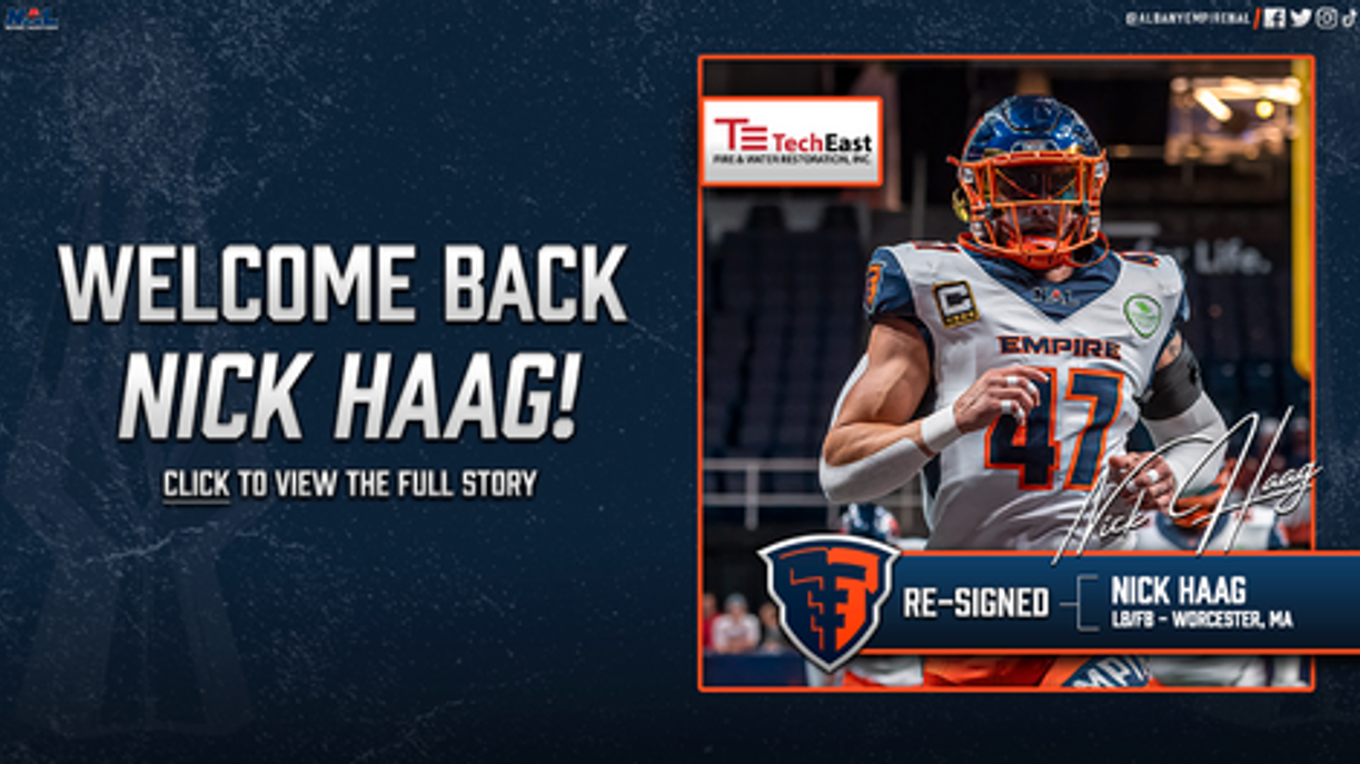 News: CAPTAIN NICK HAAG RETURNS TO ALBANY FOR TITLE DEFENSE - National ...