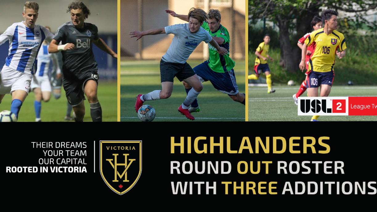 News: Highlanders Round Out Roster With Three Additions - Victoria ...