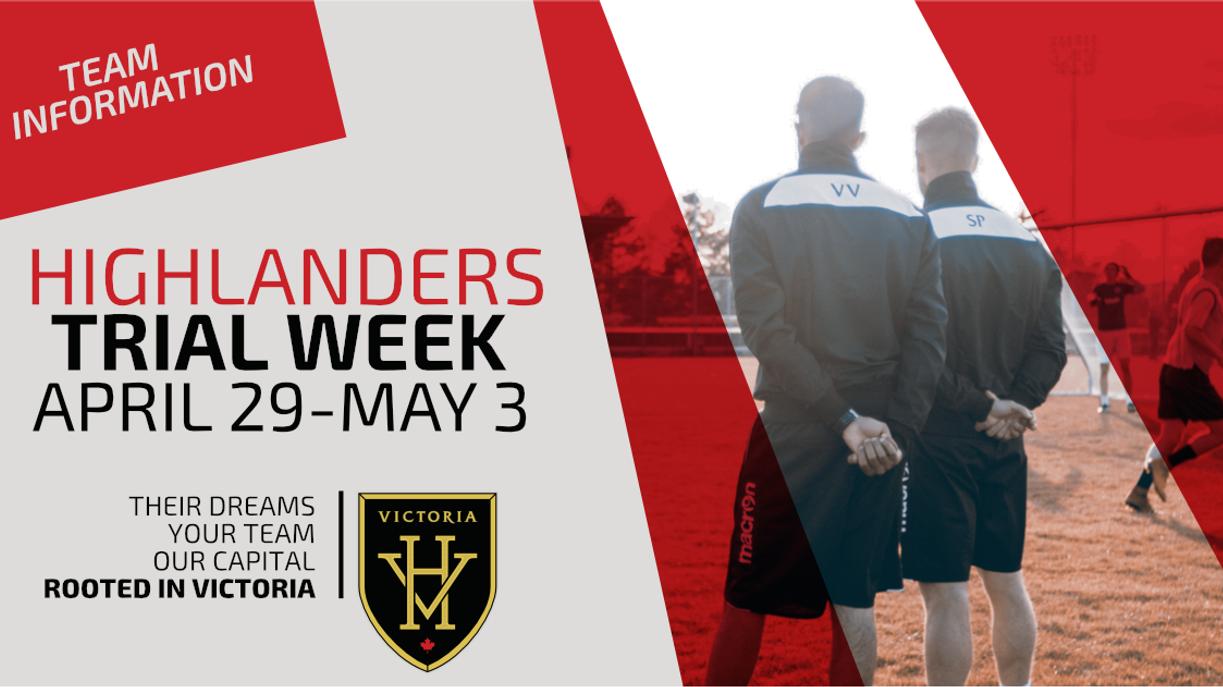News: Highlanders Announce 2019 Trial Week - Victoria Highlanders