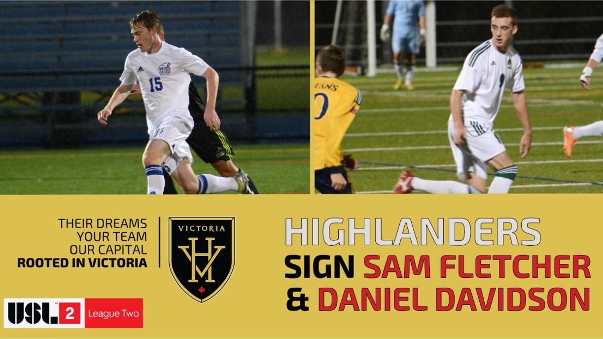 News: Highlanders Sign Fletcher and Davidson - Victoria Highlanders