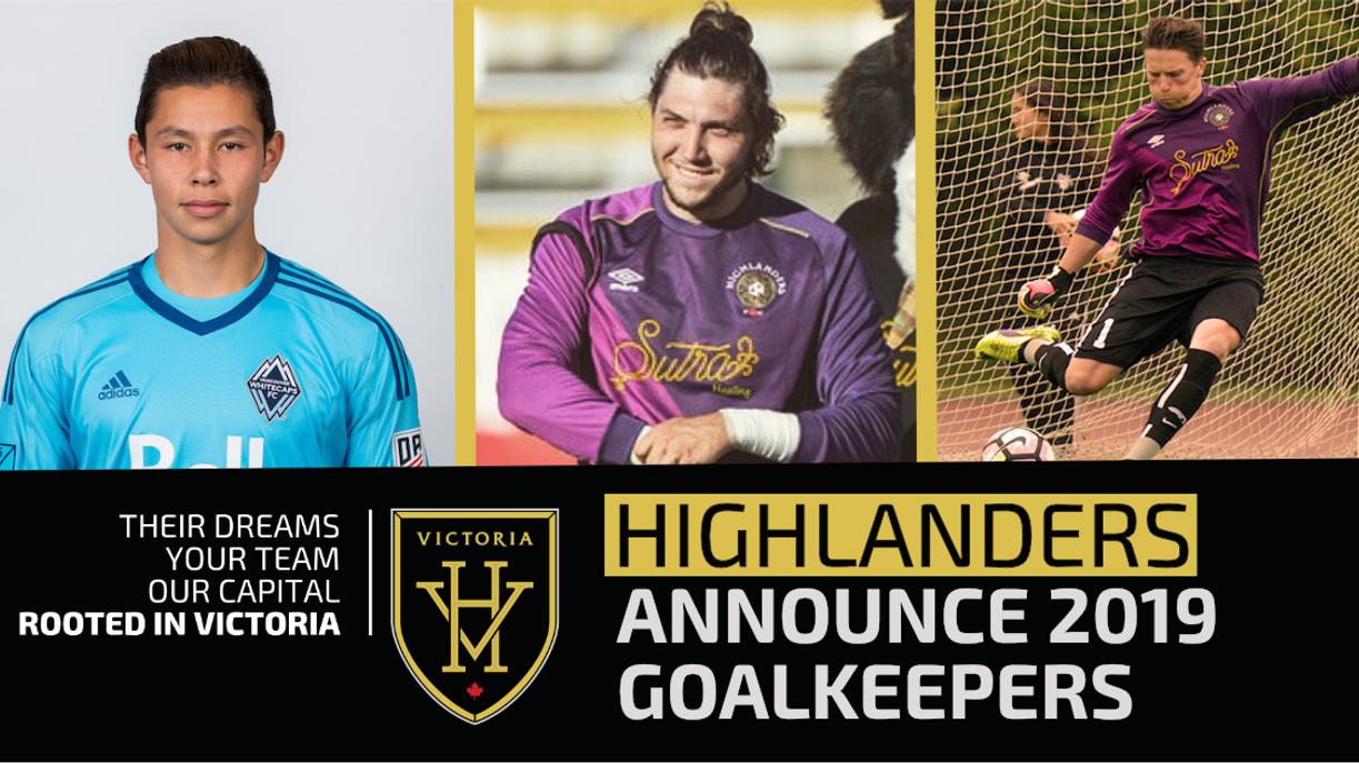 News: Highlanders Announce 2019 Goalkeepers - Victoria Highlanders