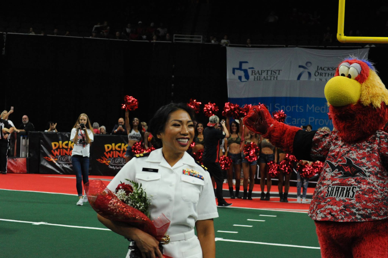 Photos: Military Appreciation Night - Mammoths vs. Sharks ...