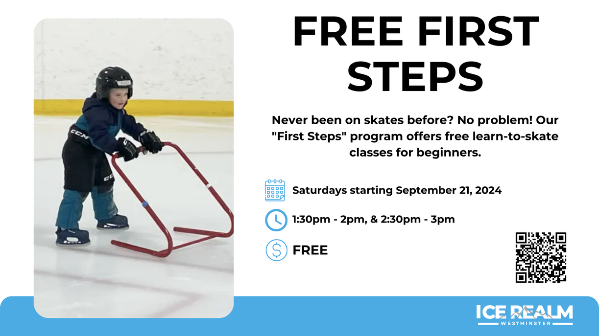 News: Free First Steps! - Ice Realm Westminster