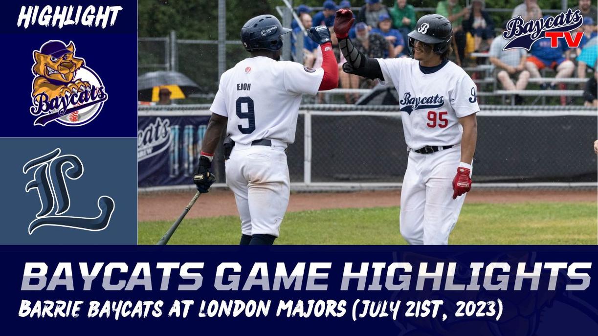 News: HIGHLIGHTS: Barrie Baycats @ London Majors (July 21st) - Barrie ...
