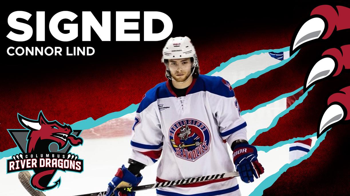 News: CONNOR LIND SIGNS WITH THE DRAGONS - Columbus River Dragons Hockey