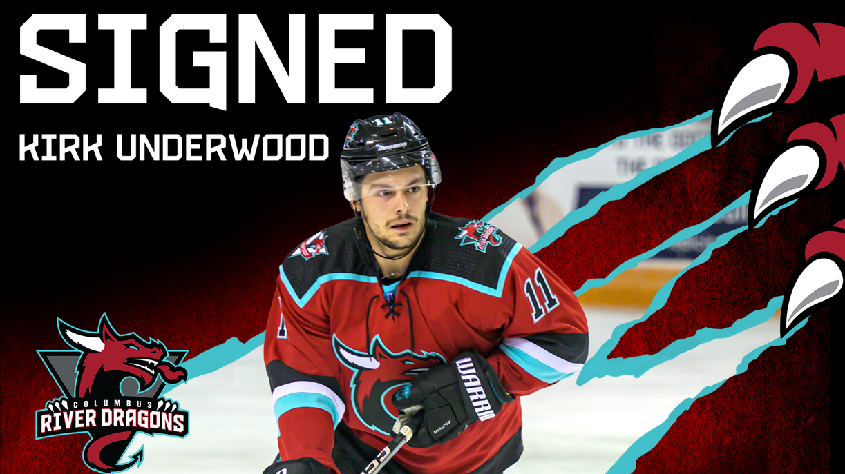 News: UNDERWOOD RETURNS TO RIVER DRAGONS - Columbus River Dragons Hockey