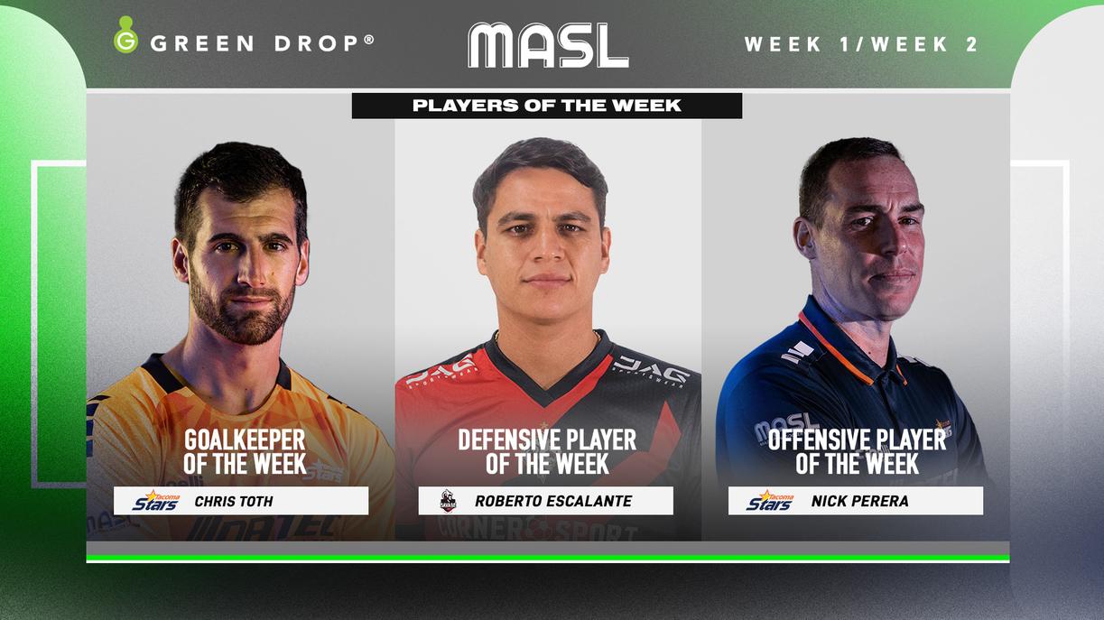 News: Players of the Week presented by Green Drop: Week 2 - Major Arena ...