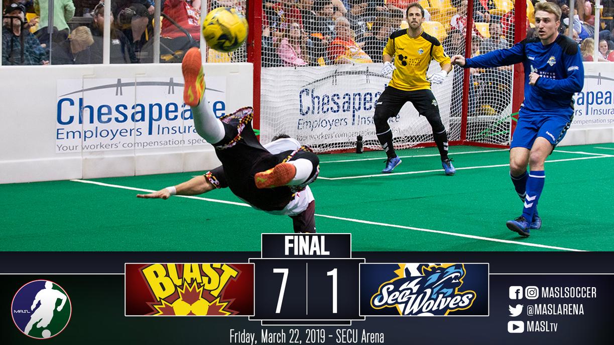 News: BLAST RECORD FIFTH STRAIGHT WIN WITH 7-1 VICTORY OVER SEAWOLVES ...