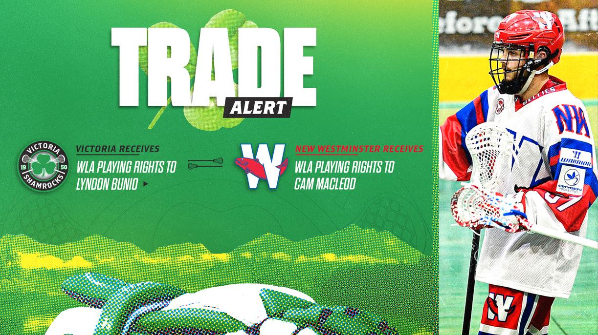 News: Shamrocks Acquire WLA Playing Rights of Lyndon Bunio - Victoria ...