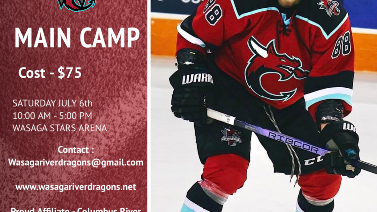 News: MAIN CAMP ANNOUNCED - Wasaga River Dragons