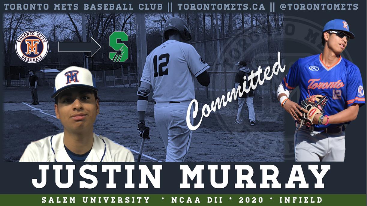 News: Commitment Alert | Justin Murray - Toronto Mets