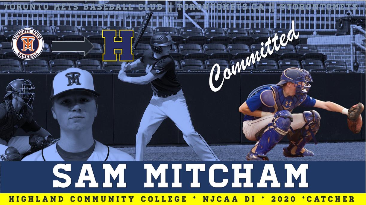 News: Commitment Alert | Sam Mitcham - Toronto Mets