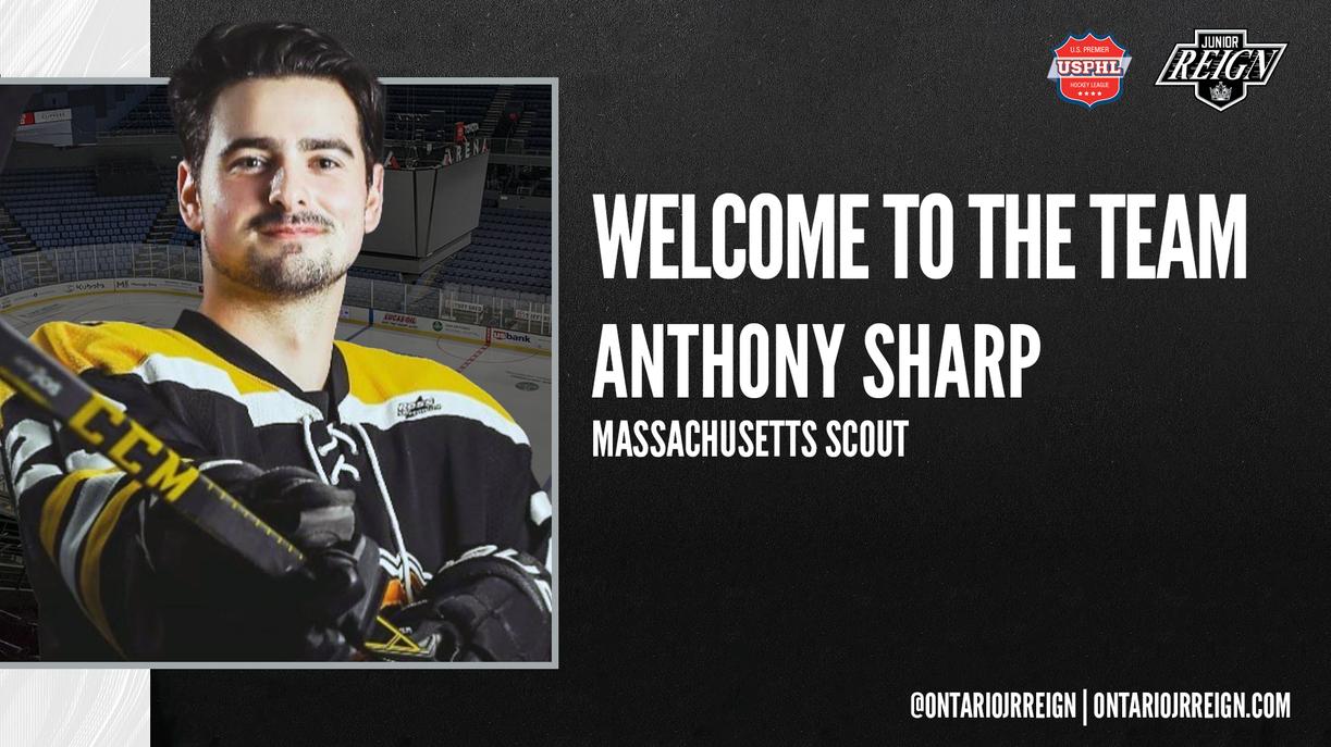 News: Anthony Sharp joins team as Massachusetts area scout - Ontario Jr ...