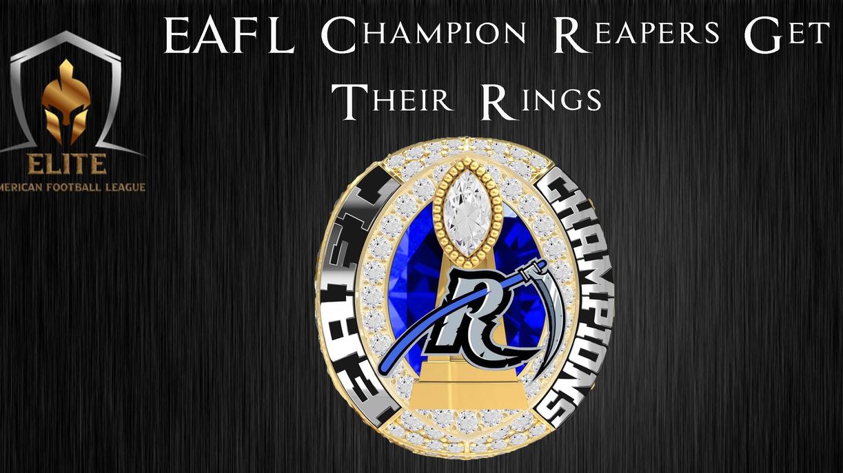 News: 2022 eafl champions bay area reapers get their rings, and look to ...