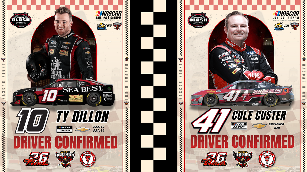 News: Meet Ty Dillon & Cole Custer! - Twin City Thunderbirds