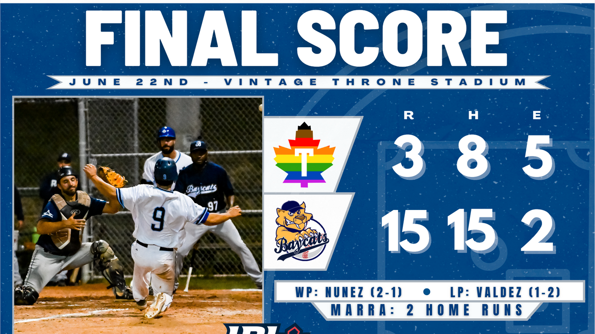 News: Maple Leafs Lose Big to Baycats - Toronto Maple Leafs Baseball Club
