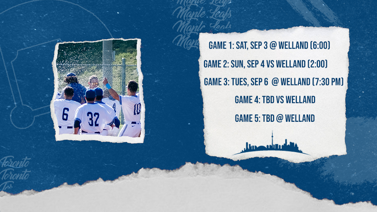 News: Maple Leafs Release Second Round Schedule - Toronto Maple Leafs ...