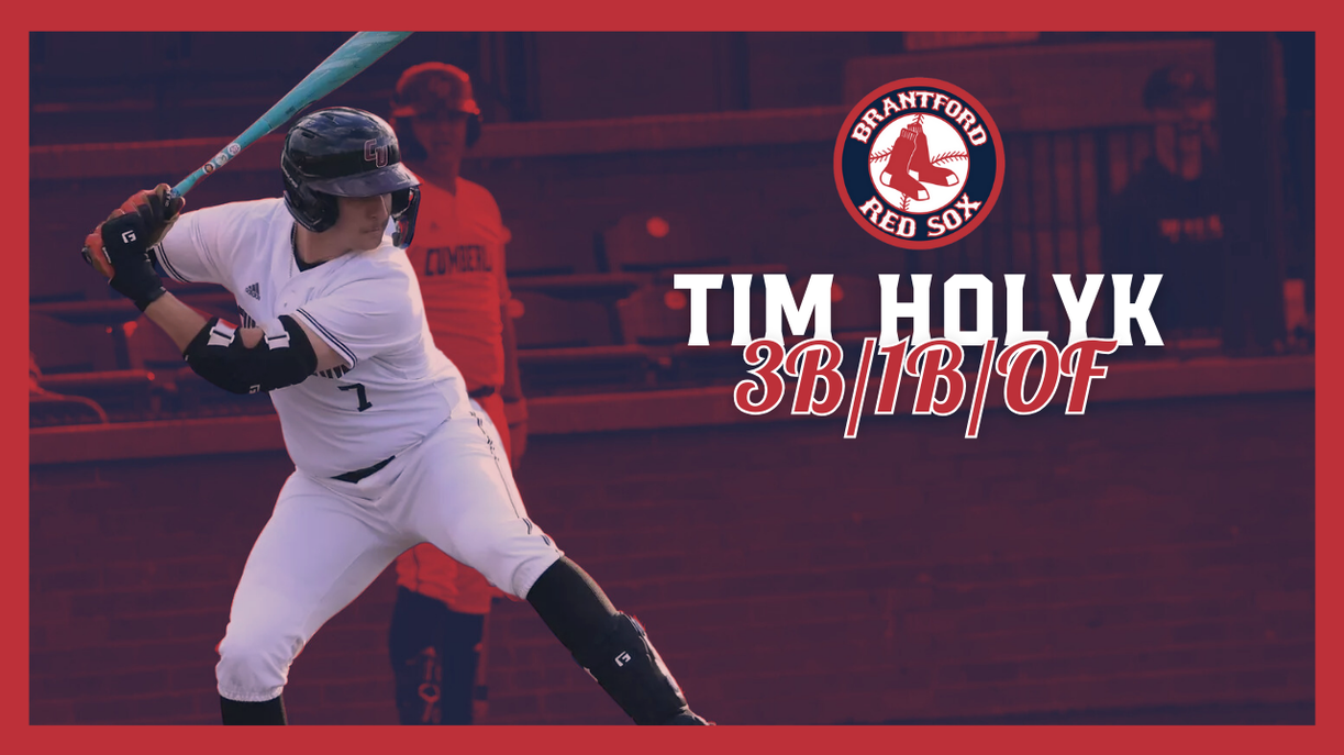 News: Red Sox sign Tim Holyk for the 2025 season - Brantford Red Sox