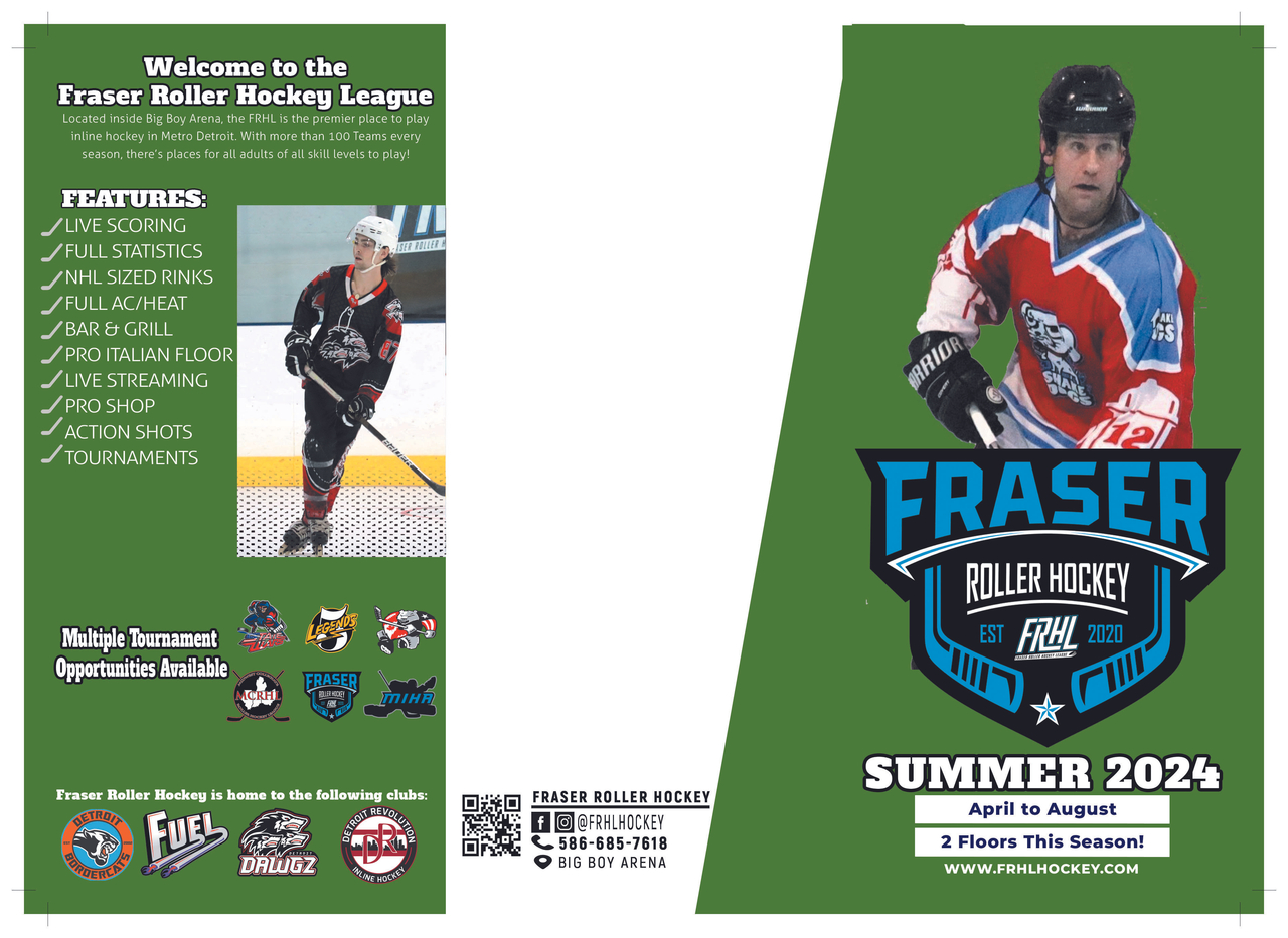Adult Open Leagues - Fraser Roller Hockey League