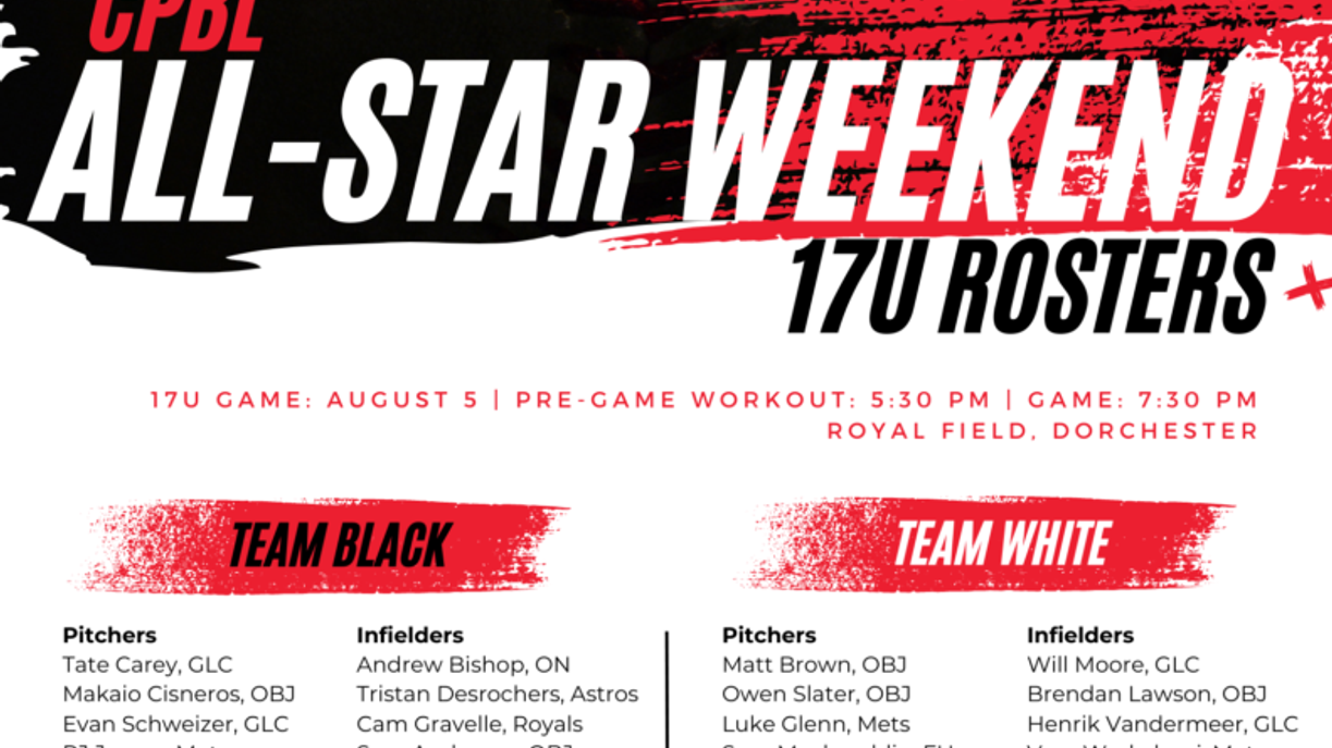 News: CPBL 17U All-Star Game Roster Announced - Canadian Premier ...