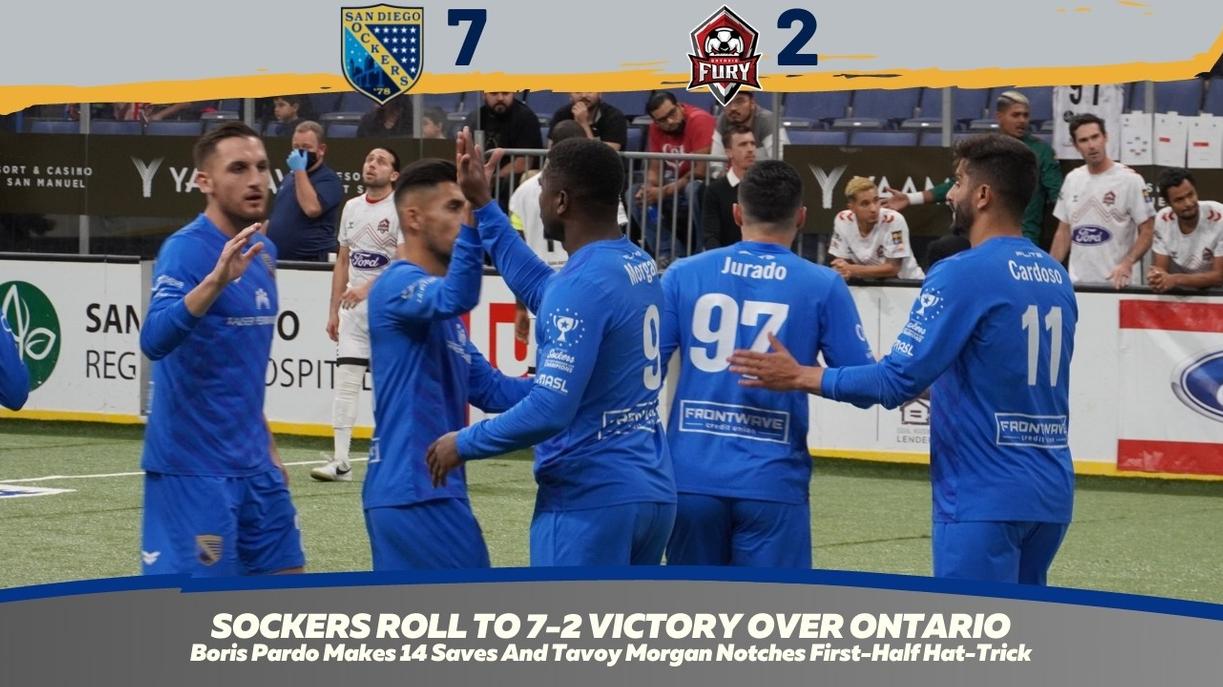 News: Sockers Roll To 7-2 Victory Over Ontario - San Diego Sockers