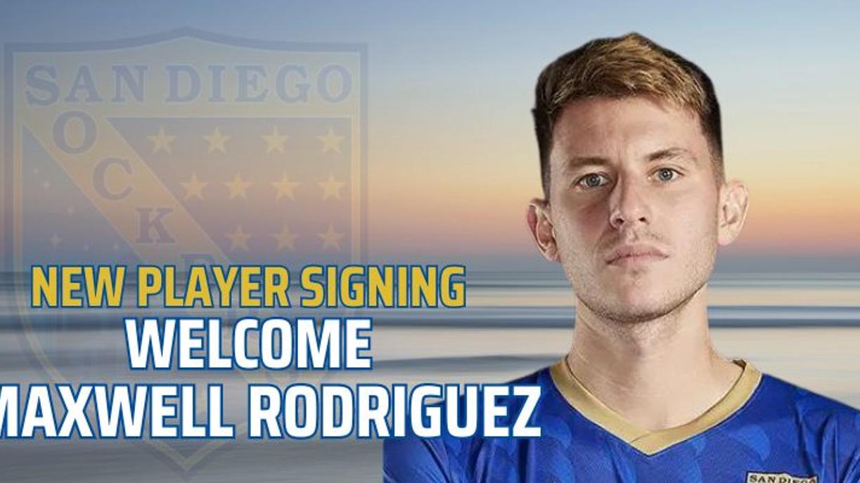 News: Sockers Sign First-Round Pick Maxwell Rodriguez - San Diego Sockers