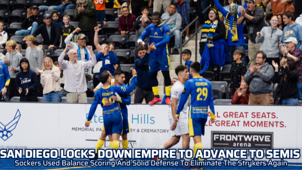 News: Sockers Lock Down Empire 4-2 - San Diego Sockers