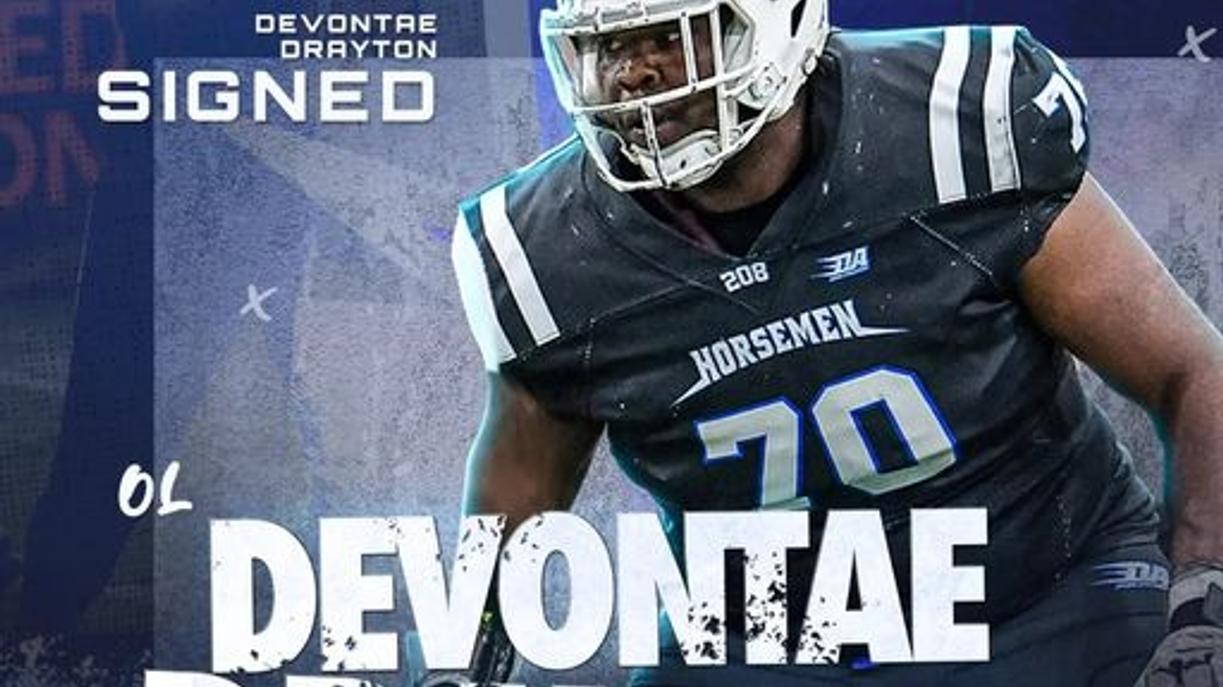News: Former Eastern Arizona University Offensive linemen Devontae Drayton has signed for the ...