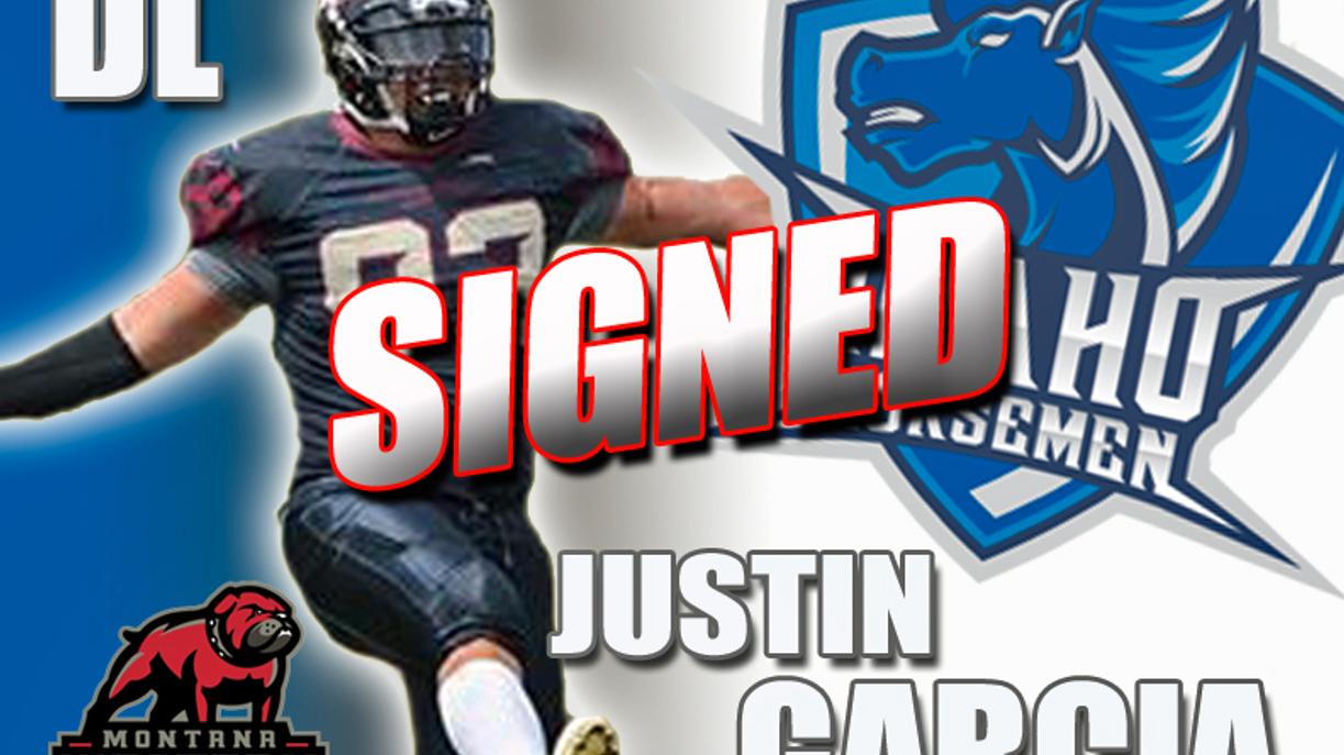 News: Justin Garcia signs with the Horsemen - Horsemen