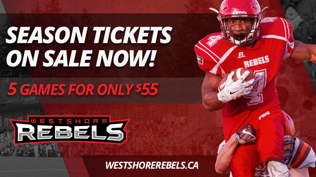 News: Season Tickets - Westshore Rebels Football