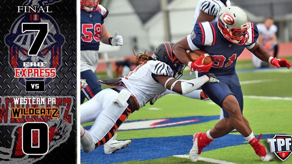 News: Express Win in a Defensive Battle with Catz - Erie Express Football