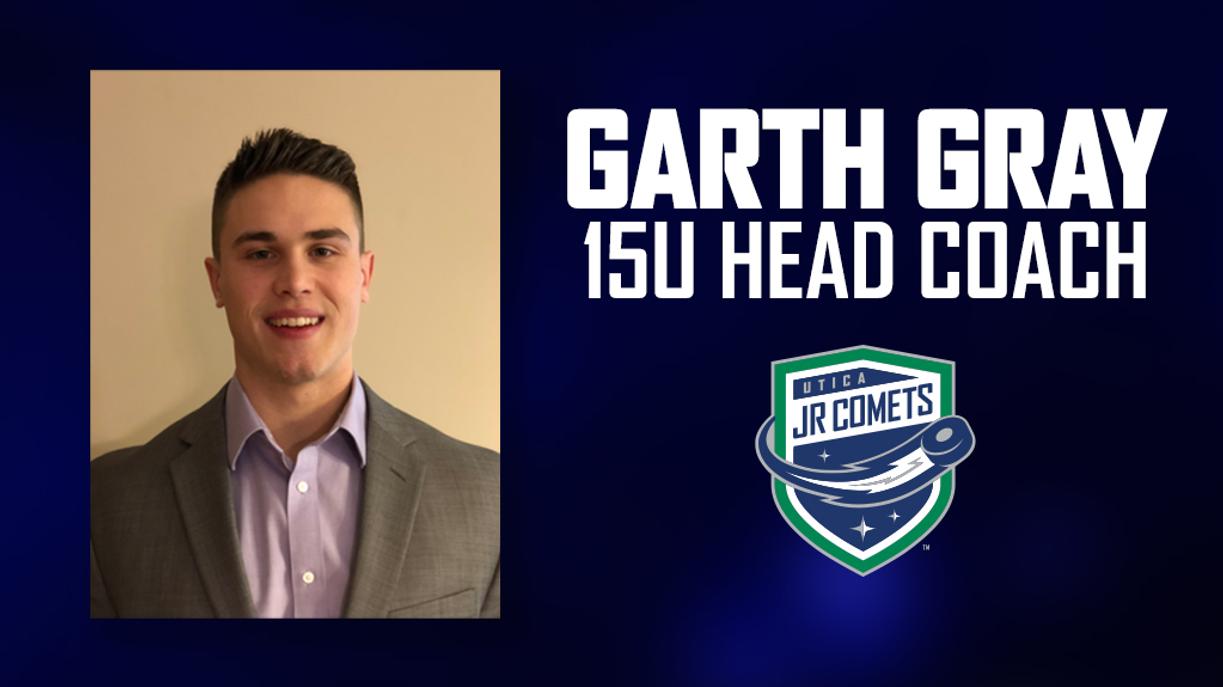 News: JR. COMETS ANNOUNCE GARTH GRAY AS 15U HEAD COACH - Utica Jr Comets
