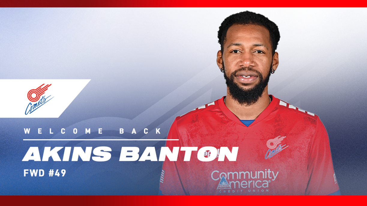News: COMETS RE-SIGN DEFENDER AKINS BANTON - Kansas City Comets