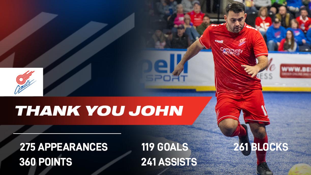 News: Comets release defender John Sosa - Kansas City Comets