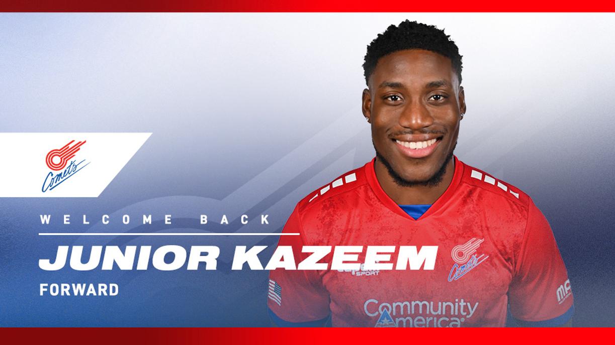News: Comets extend forward Junior Kazeem for 2 more years - Kansas ...