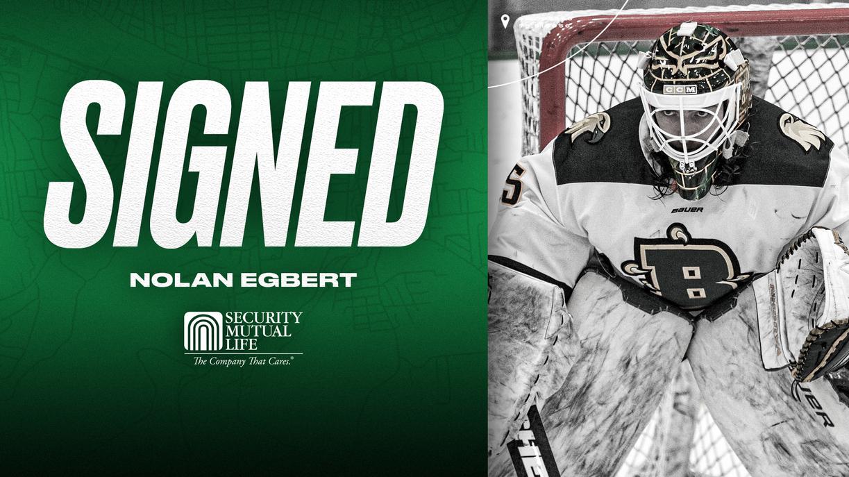News: Black Bears Add Goaltender, Nolan Egbert - Binghamton Black Bears