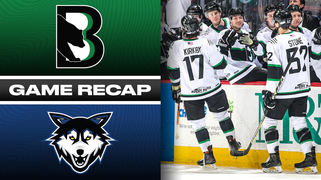 News: Black Bears Top Wolves In Lively Rematch - Binghamton Black Bears