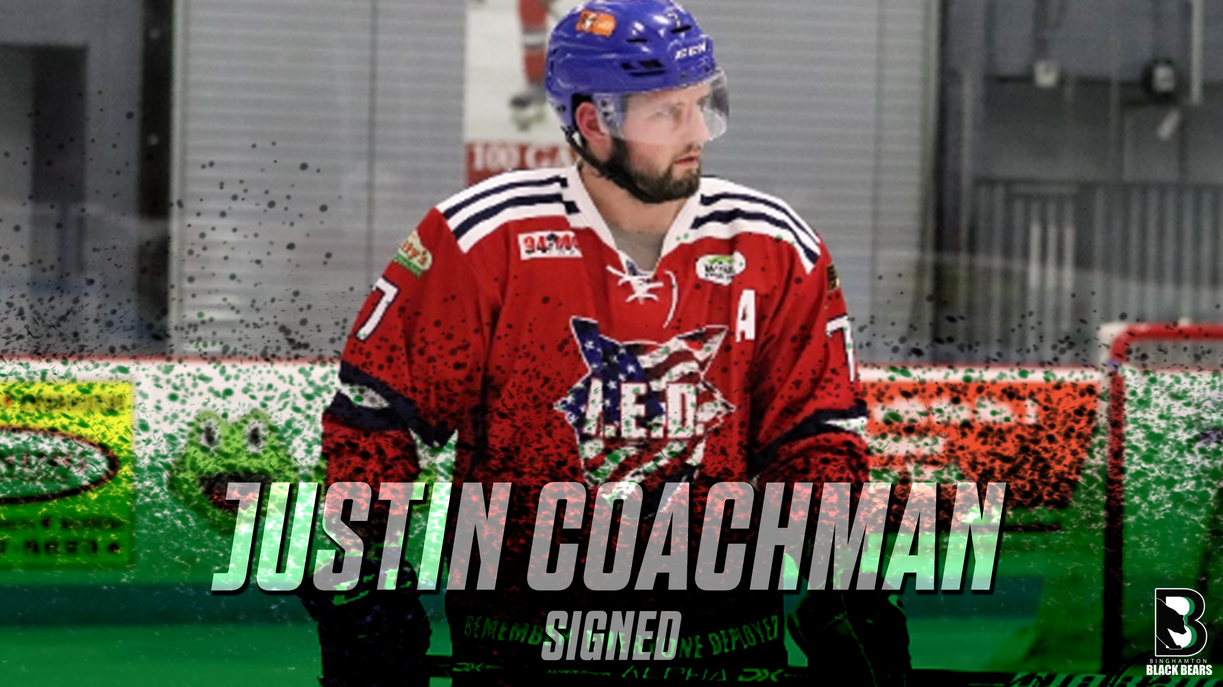 News: VETERAN DEFENSEMAN JUSTIN COACHMAN SIGNS WITH BINGHAMTON ...