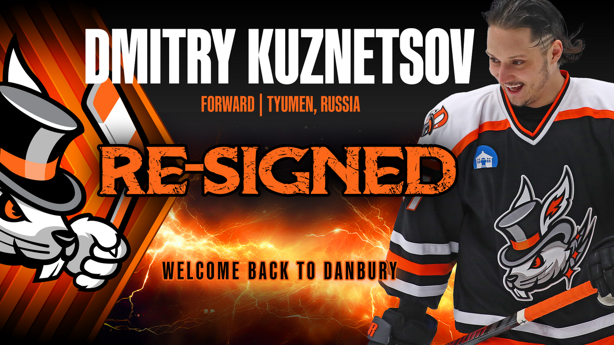 News: Hat Tricks Re-Sign Forward Dmitry Kuznetsov - Danbury Hat Tricks