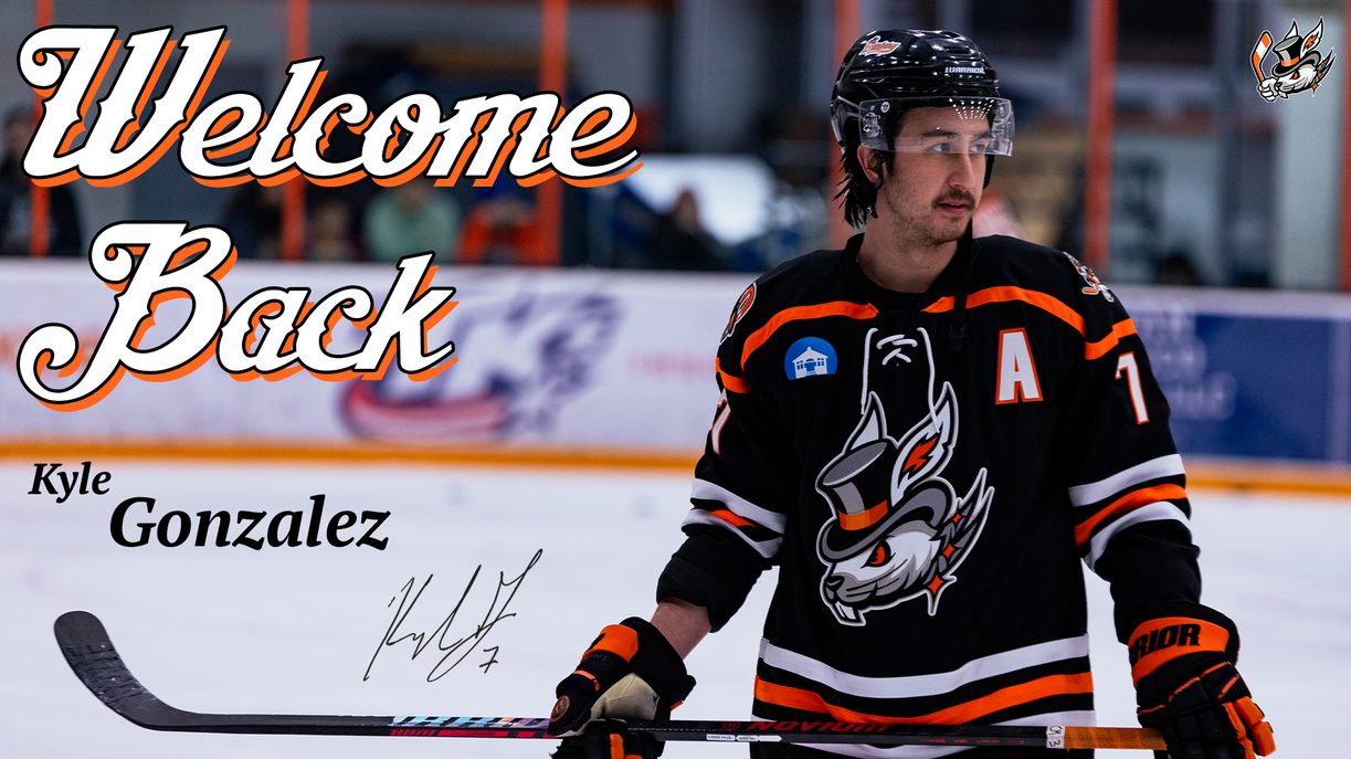 News: Alternate Captain Kyle Gonzalez Re-Signs - Danbury Hat Tricks