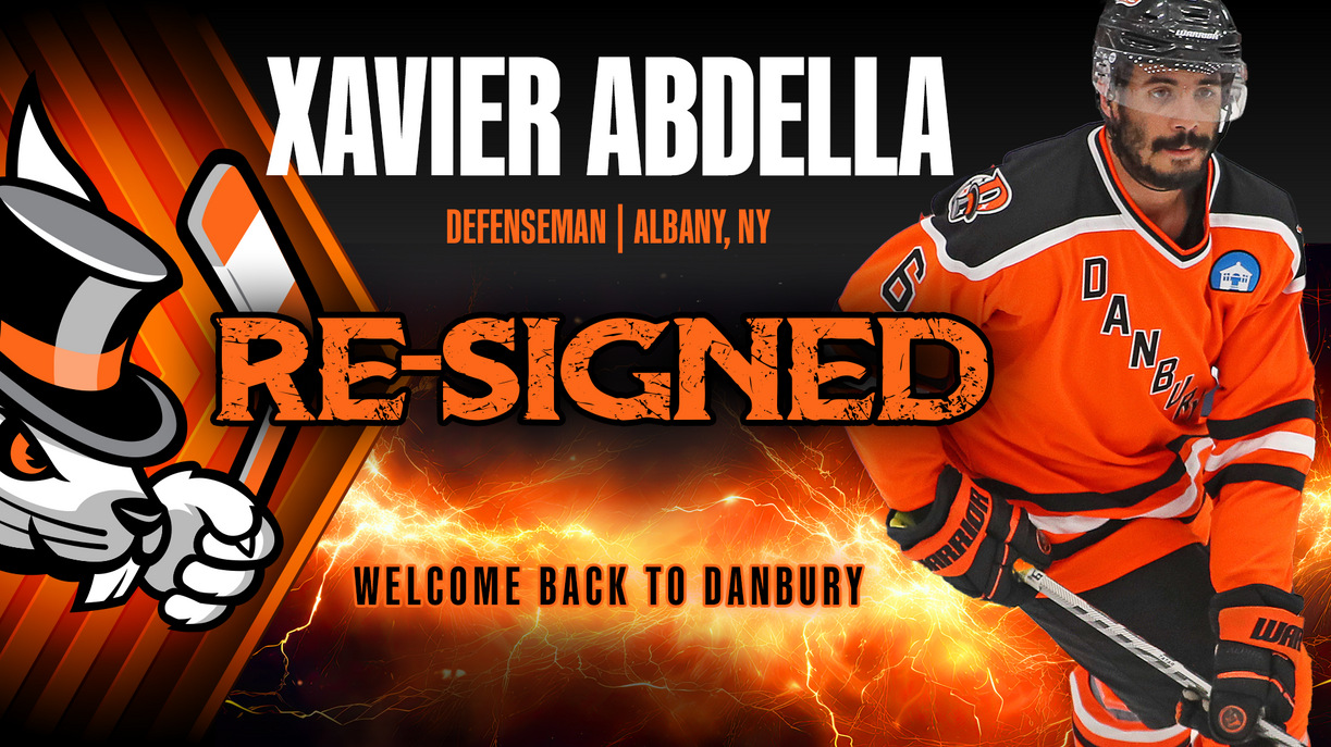 News: Hat Tricks Re-Sign Defenseman Xavier Abdella - Danbury Hat Tricks