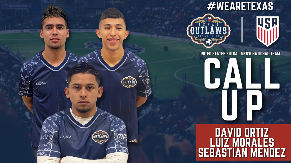 News: Texas Outlaws Celebrate Trio's Call-Up to United States Futsal ...