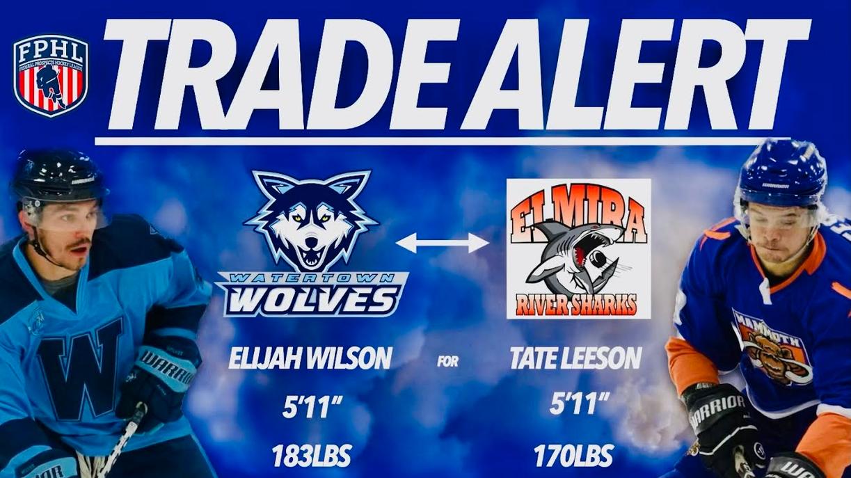 News: Leeson Acquired for Wilson - The Watertown Wolves