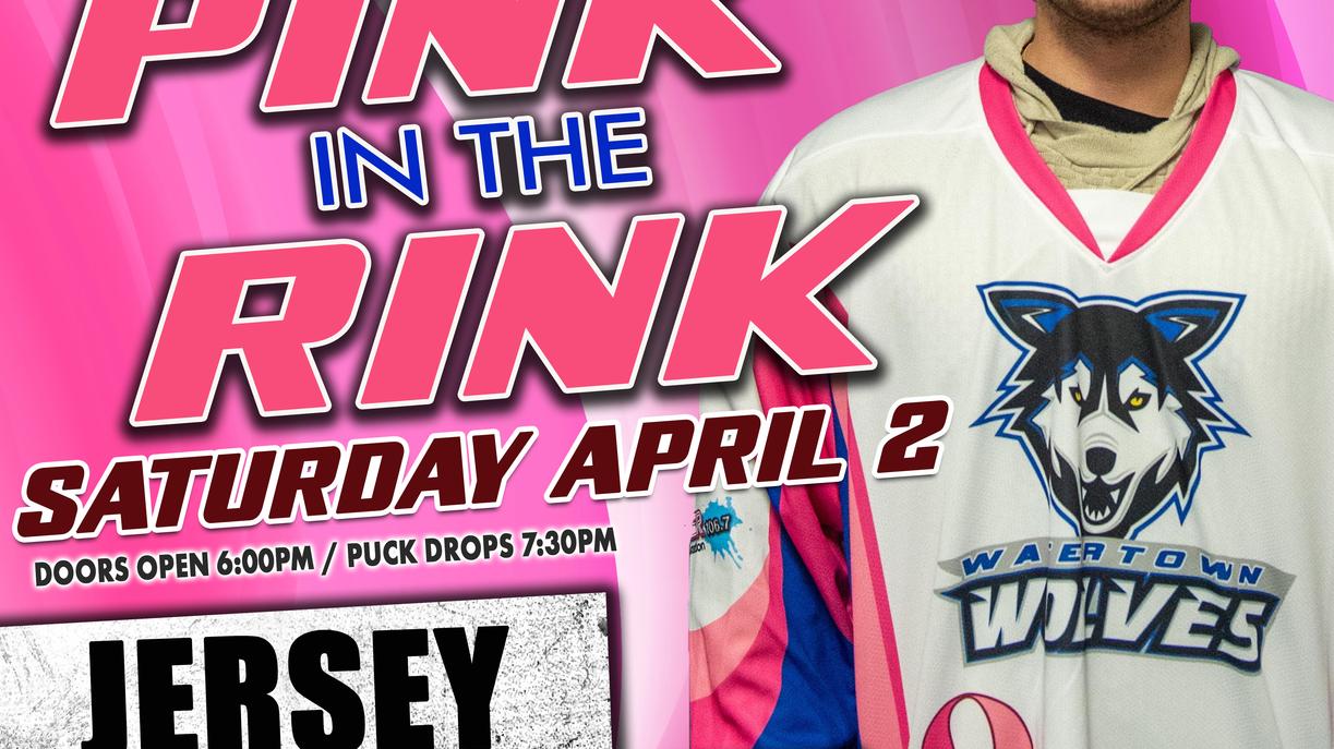 News: Wolves Pink in the Rink Game & Jersey Auction Saturday April 2 ...